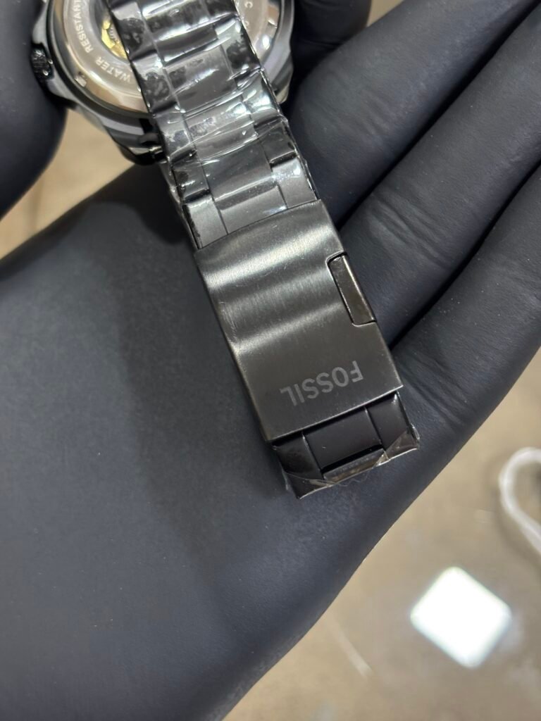 Fossil Bronson Automatic Black-Gold machine – superwrist.in