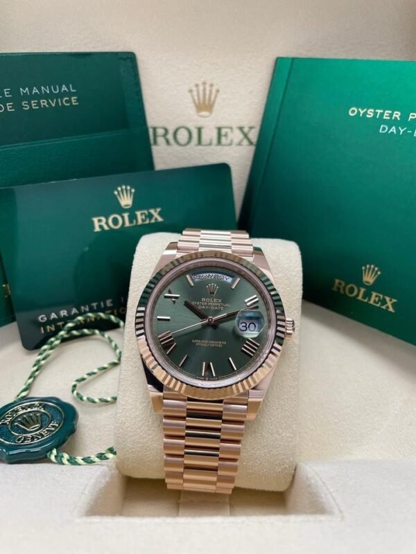 Rolex Day Date 40 Olive Copper – superwrist.in
